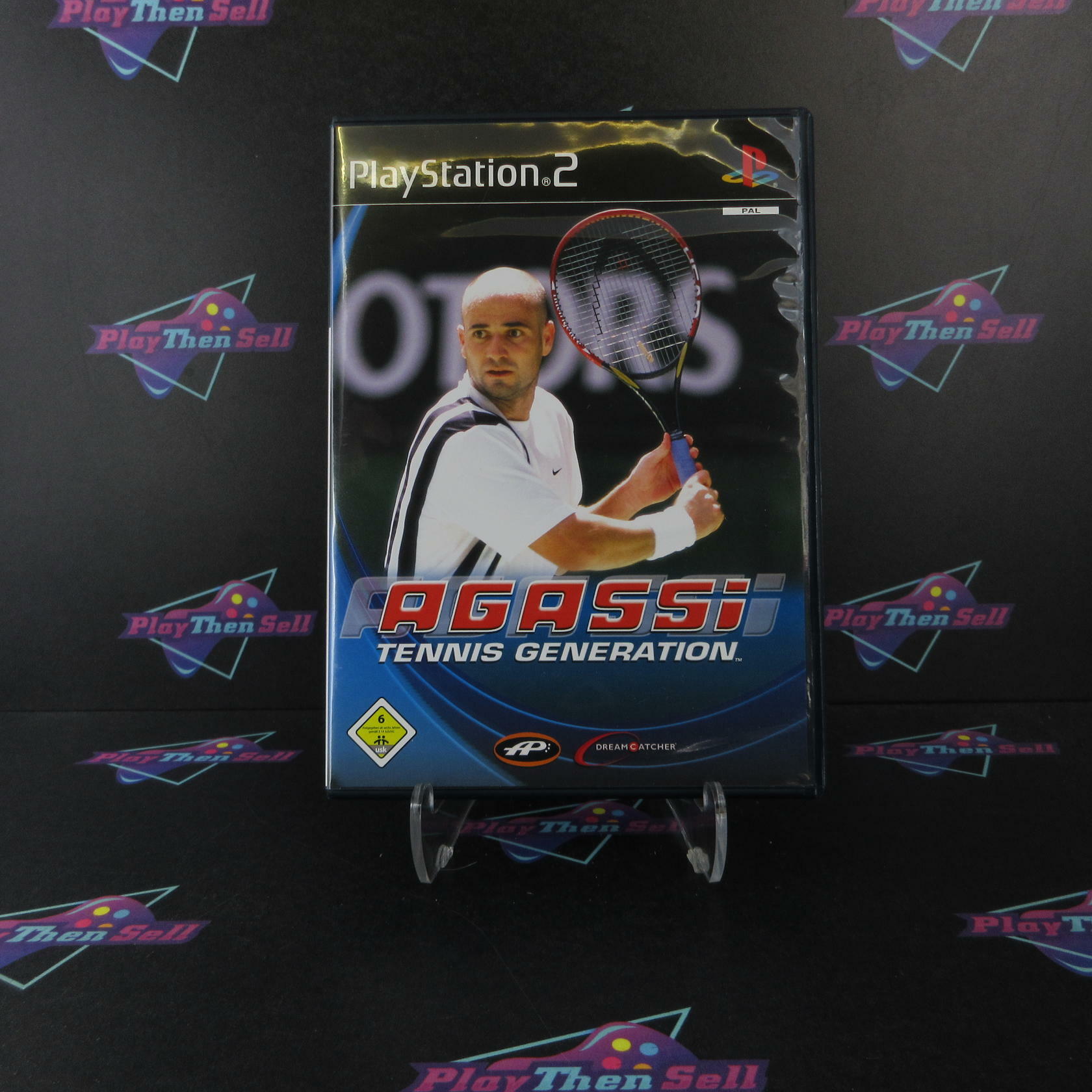 Agassi Tennis Generation PS2 PlayStation 2 PAL Region Locked - Like Ne – Play Then Sell